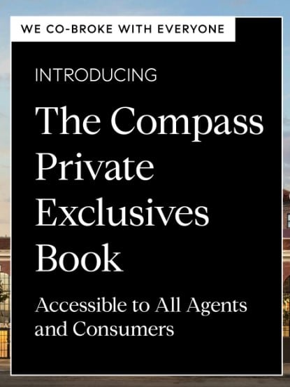 Compass Creates Private Exclusive Listings Book | Weekly Real Estate News